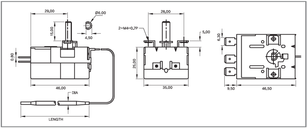 Adjustable Thermostats – Rainbow TS-320-SB Series – Dpstar Group