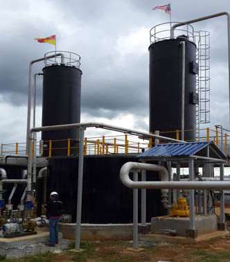 Biogas Plant Scrubber System For FELDA FGV Sg. Tengi, Selangor - Dpstar ...