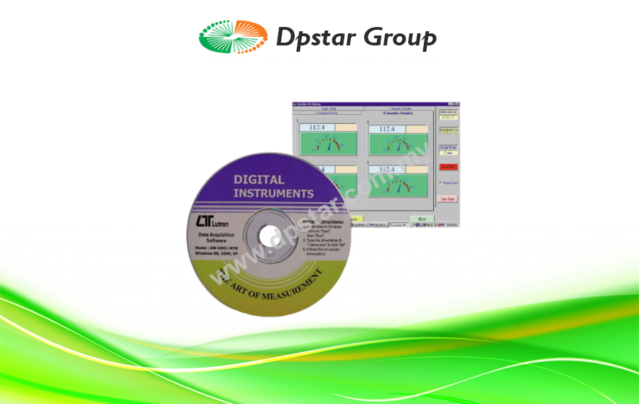 Data Acquisition Software, 8 Channels – Lutron SW-U801-WIN - Dpstar Group