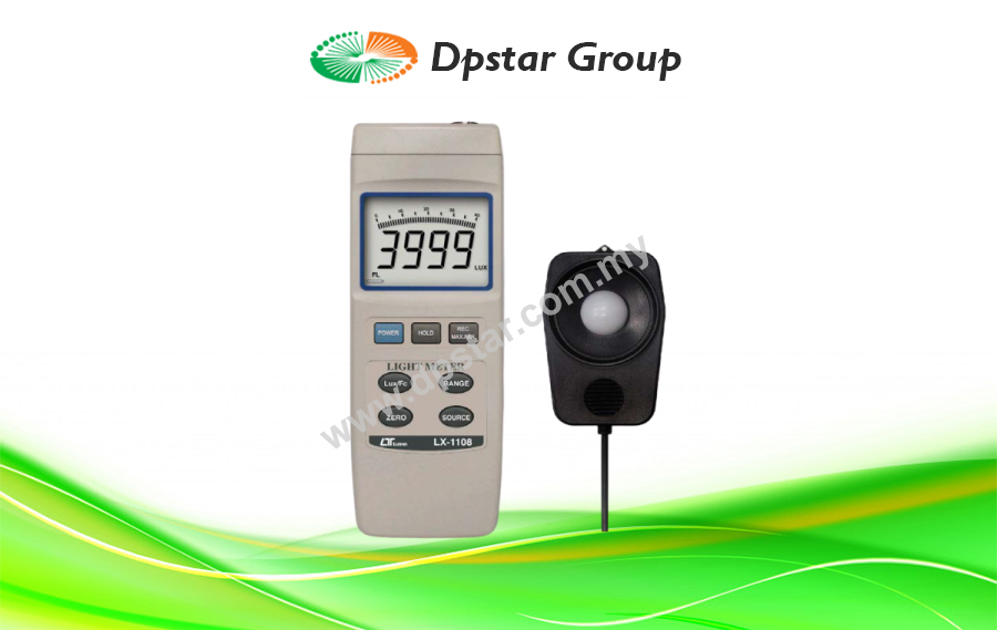 Light Meter, 4 Light Type - Lutron LX-1108 - Dpstar Group