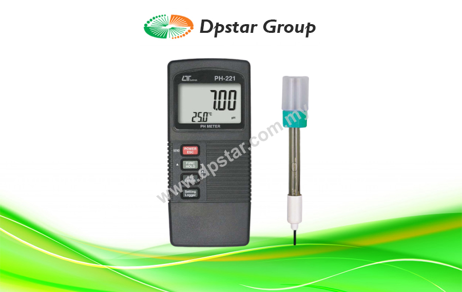 pH Meter, ATC ,Two Displays – Lutron PH-221 – Dpstar Group