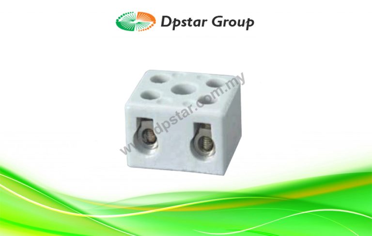 Nippon Ceramic Heavy Duty Terminal Block (Enclosed Terminal) 2-Way (50 ...