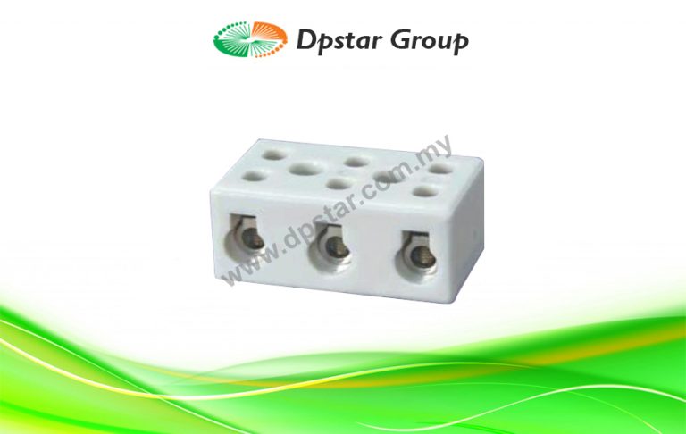 Nippon Ceramic Heavy Duty Terminal Block (Enclosed Terminal) 3-Way (50 ...