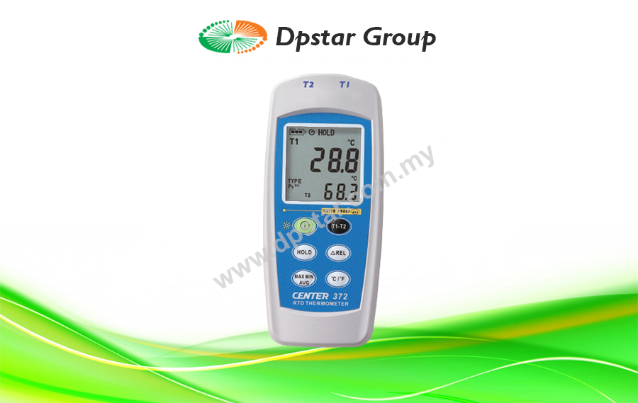 Dual Input RTD Thermometer (Water Proof) – CENTER 372 - Dpstar Group